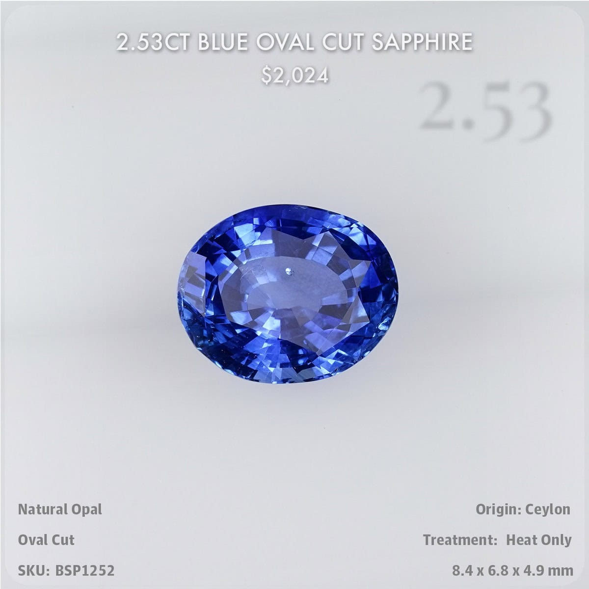 Blue Sapphire | Rainbow Sapphire™